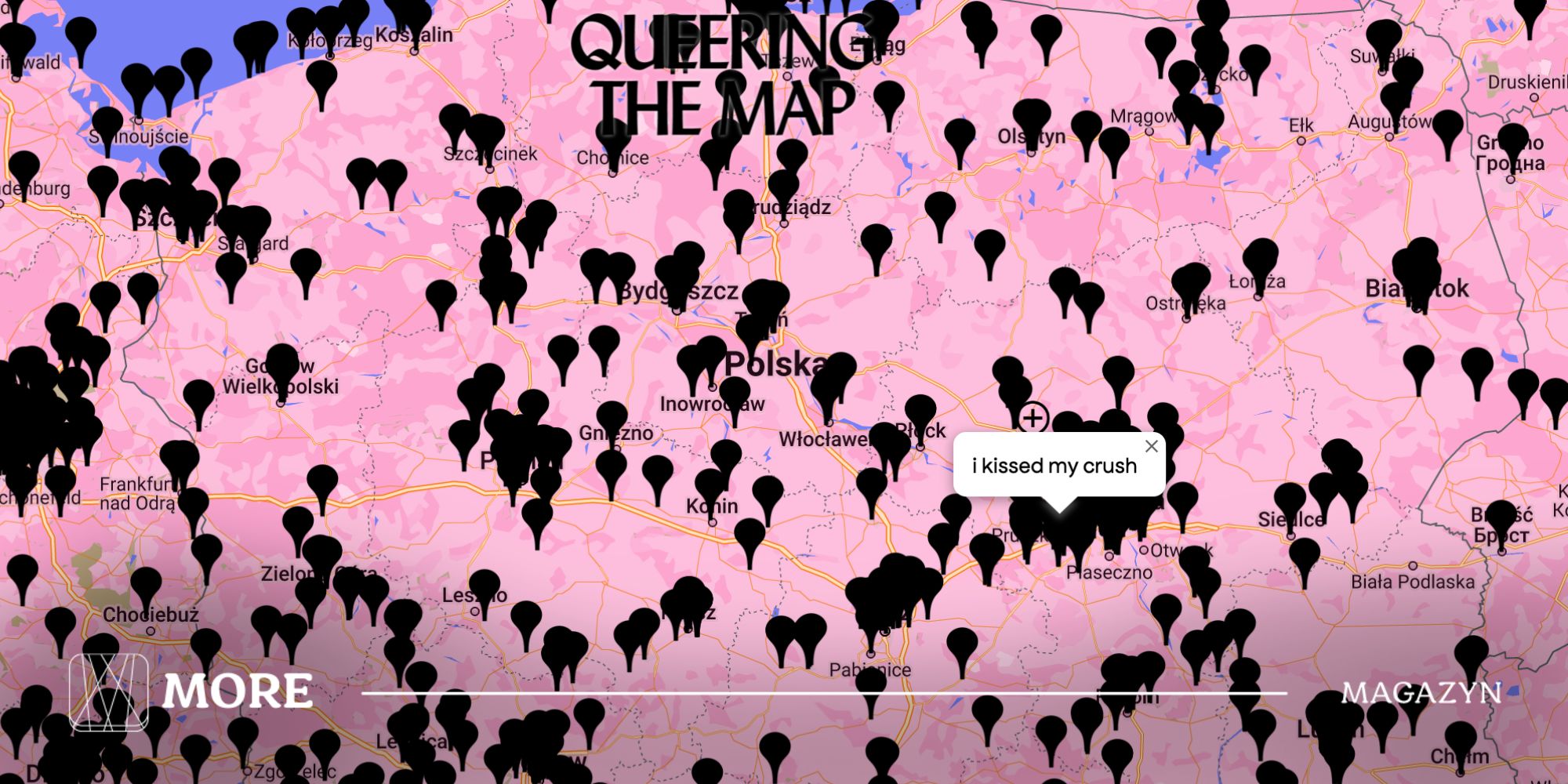 Queerowa mapa zbiera wspomnienia społeczności LGBT z całego świata